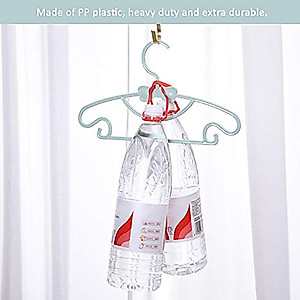 Saycker 30pcs PP Space Saving with Bowknot Kids Clothes Hanger Mini Slip-Proof Home Baby Hanger(Orange)