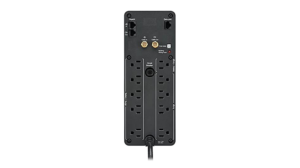 APC UPS 1000VA Sine Wave Backup with Surge Protection and USB Charging