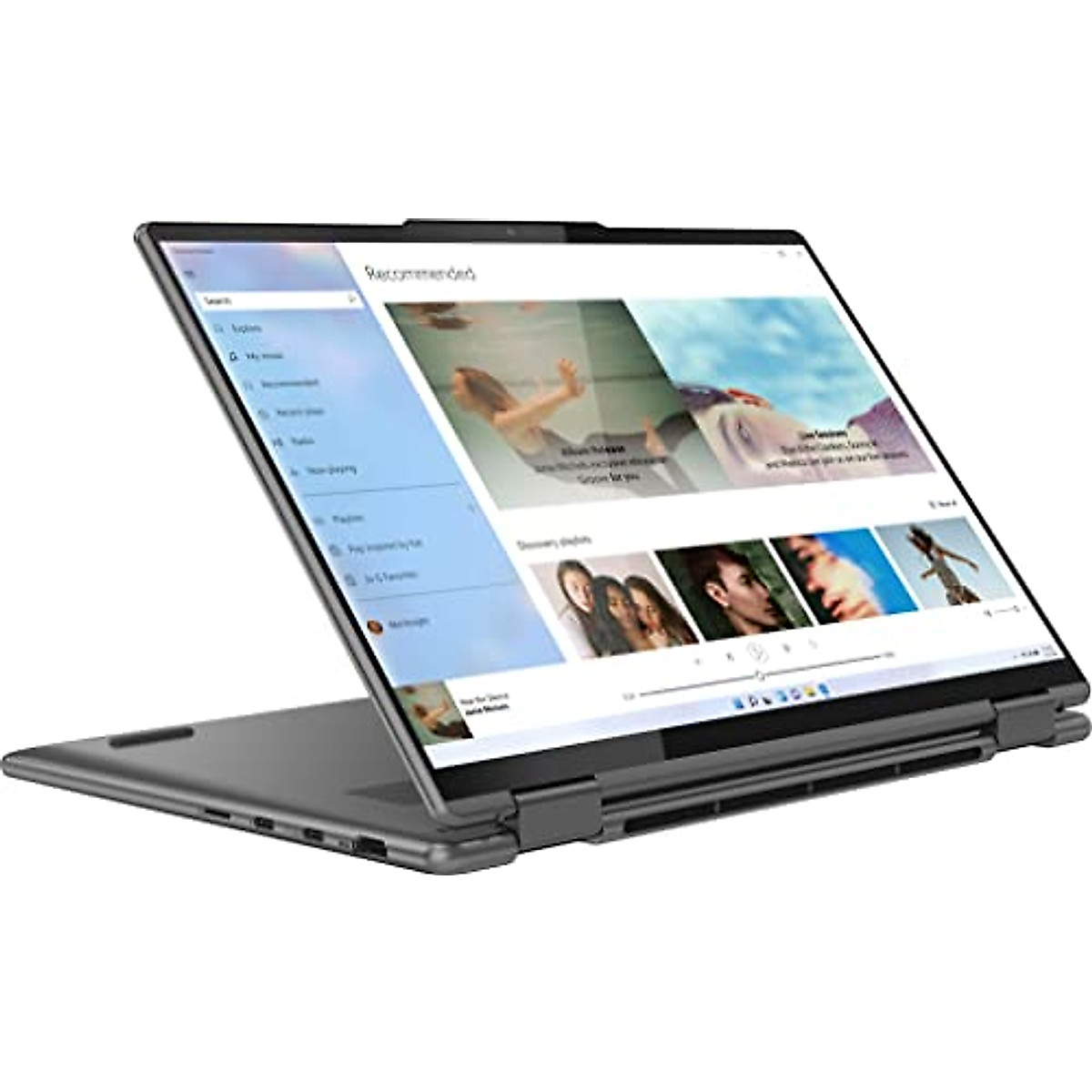 Lenovo ENOVO Yoga 7i 2-in-1 Laptop 14'' 2.2K Touchscreen12th Core i7-1255U Iris Xe Graphics 16GB RAM 1TB SSD WI-FI 6E Thunderbolt 4 Backlit KB w/ FP Windows 11 RATZK 32GB USB, Storm Grey, (82QG)