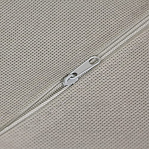 DIOMMELL 12 Pack Foldable Cloth Storage Box Closet Dresser Drawer Organizer Fabric Baskets Bins Containers Divider for Baby Clothes Underwear Bras Socks Lingerie Clothing,Grey 444