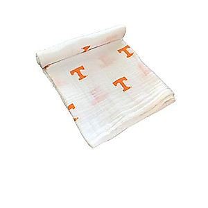 Three Little Anchors University of Tennessee Muslin Swaddle Blanket 47x47in