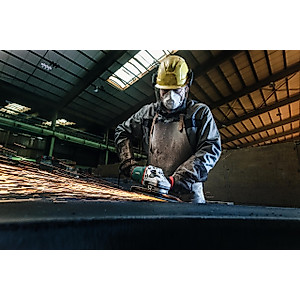 Metabo 7-Inch Angle Grinder, 8,500 RPM, 15 Amp, Paddle Switch, Metabo VibraTech, Made in Germany, WP 24-180 MVT, 606485420, Green