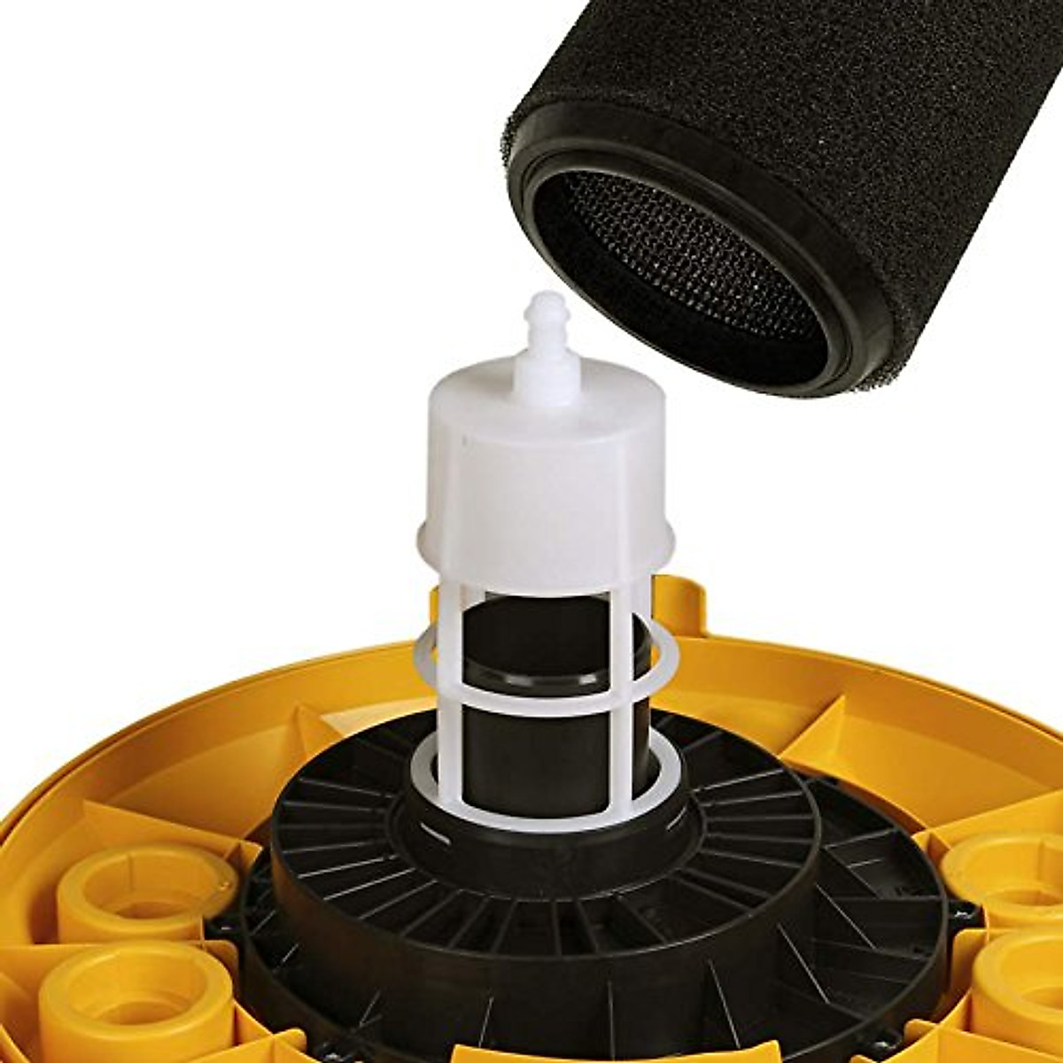 WORKSHOP Wet/Dry Vacs Vacuum Filters WS24200F Foam Filter For Wet/Dry Vacuum Cleaner (Single Wet Application Foam Filter) For WORKSHOP 5-Gallon To 16-Gallon Shop Vacuum Cleaners