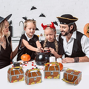 Adorox 12 Treasure Chest Treat Boxes Pirate Birthday Party Favor Goodies