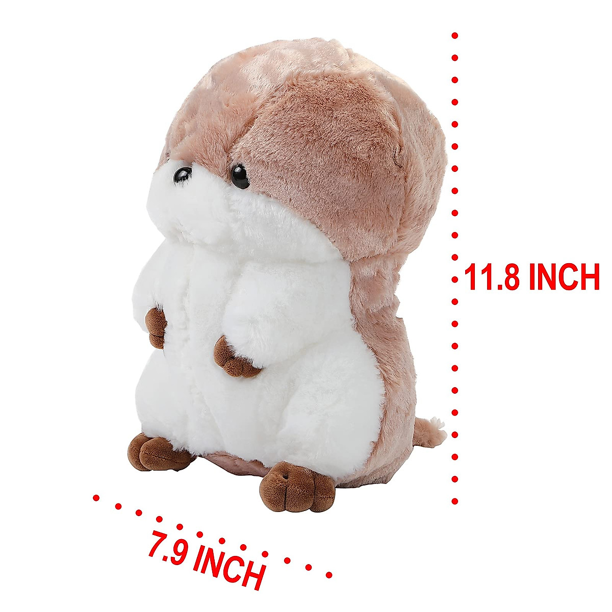 AEECASI Cute Otter Stuffed Animal Plush Doll, Otter Plushie Christmas Birthday Soft Toy Gifts for Kids, Sea Otter Cuddle Pillow Home Decor, 11.8"