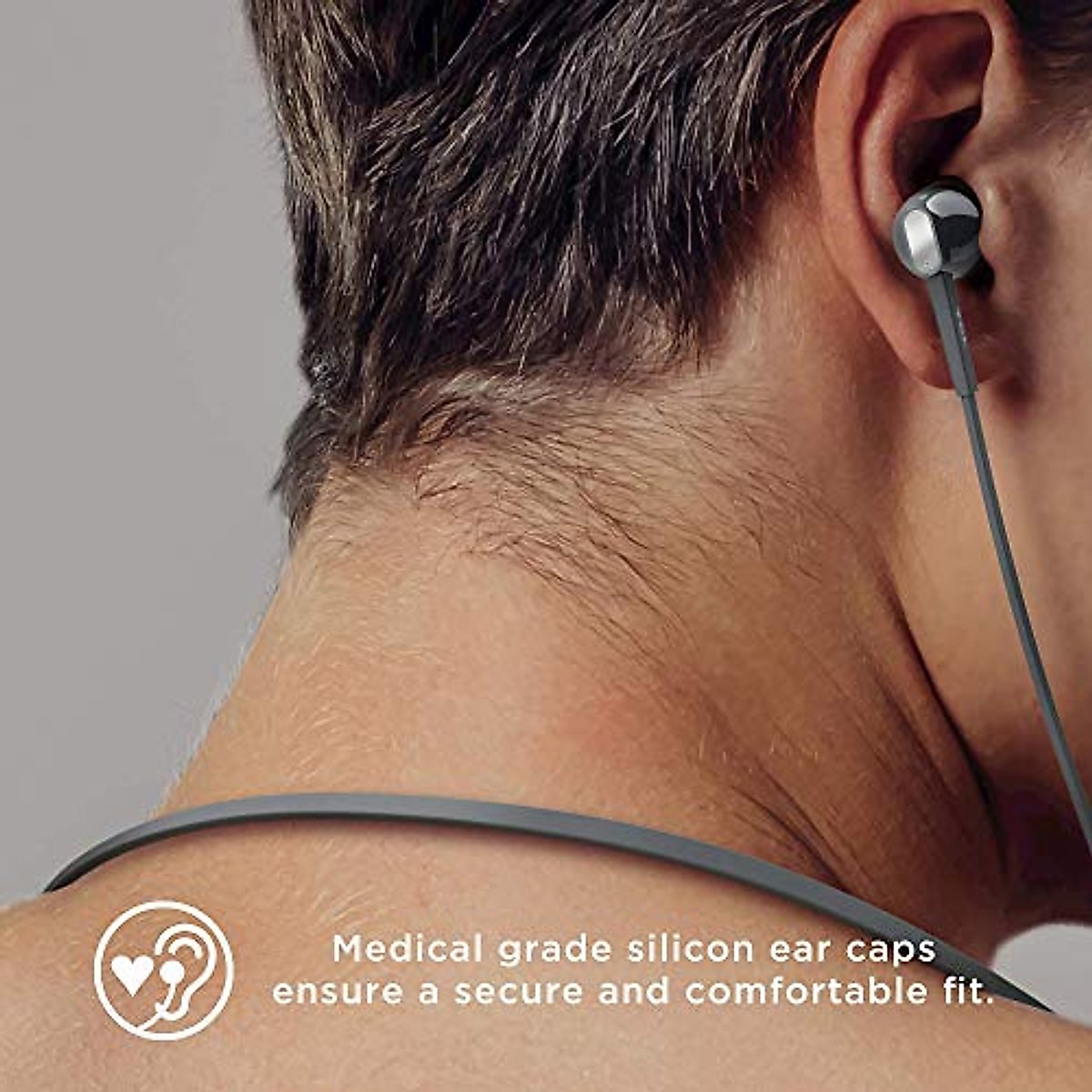 TCL MTRO100BT Wireless in-Ear Earbuds Noise Isolating Bluetooth Headphones with 18 Hour Battery Playtime and Built-in Mic - Shadow Black