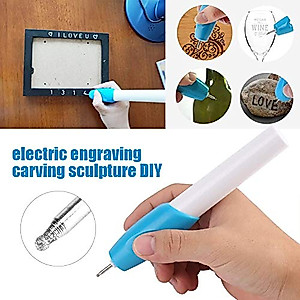 Mini Electric Engraving Pen Handheld Carving Pen Engraver Tool for Glass Metal Plastic Wood