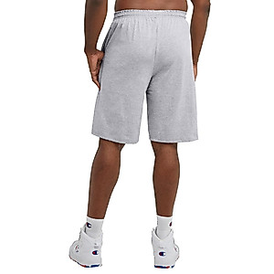 Champion Men's Shorts, Classic Cotton Jersey Athletic Shorts, 9", Long Gym Shorts, Men's Workout Shorts