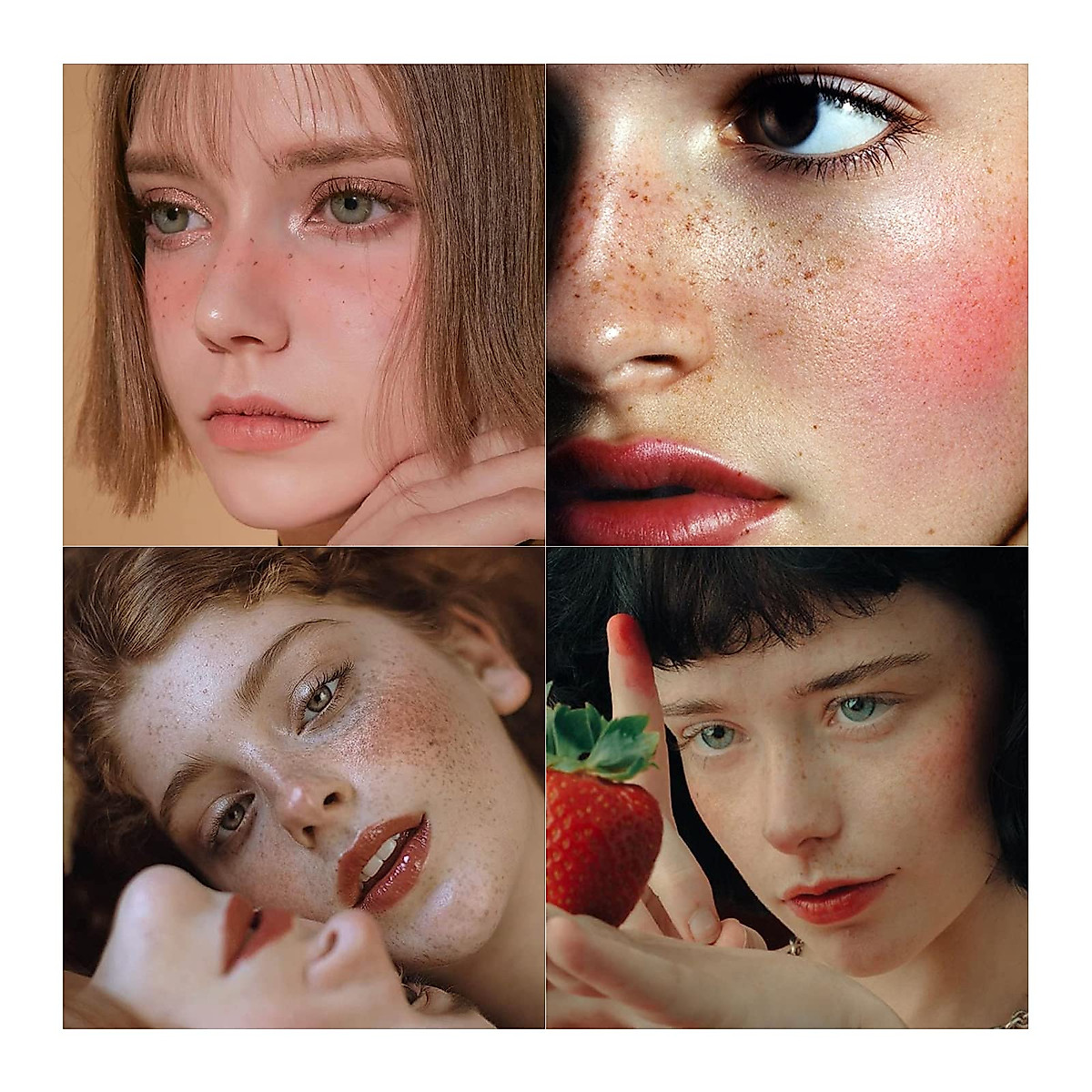 Marine Forest Freckle Pen 3 Colors Waterproof Long Lasting Quick Dry Small Spot Natural Like Face Freckle Makeup Pen, Dark Brown, Light Brown and Grey, Upgrade Design