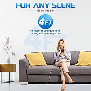 OthoKing PD 20W USB C Fast Charger and Cable Compatible for iPhone 15,15 Puls,pro,max, Type C Wall Charger with 4FT/1.2M USB C to C Charging Cable (2 Pack)