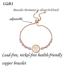 LQRI United States Army Gift US Army Medal Charm Bracelet Military Jewelry Army Mom Gift Army Wife Gift Military Deployment Gift For Women(B United States Army)