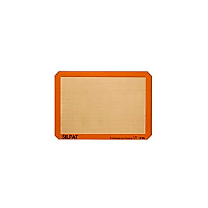 Silpat Premium Non-Stick Silicone Baking Mat, Half Sheet, Cream