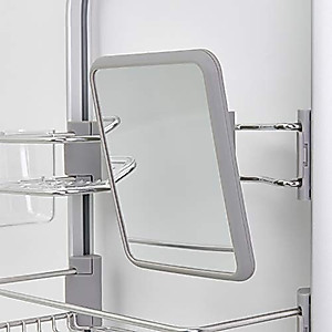 ARTIKA CADG2-C1 Adjustable Bathroom Shower Caddy, Silver