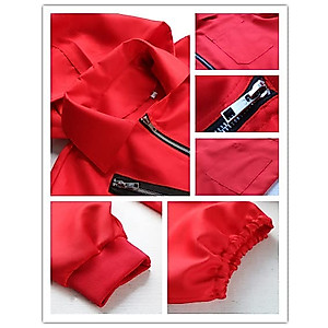 Lukyamzn Halloween Red Money Jumpsuit Cosplay Party Tracksuit Outfits Props Role Play Red Classic Costume from TV Series