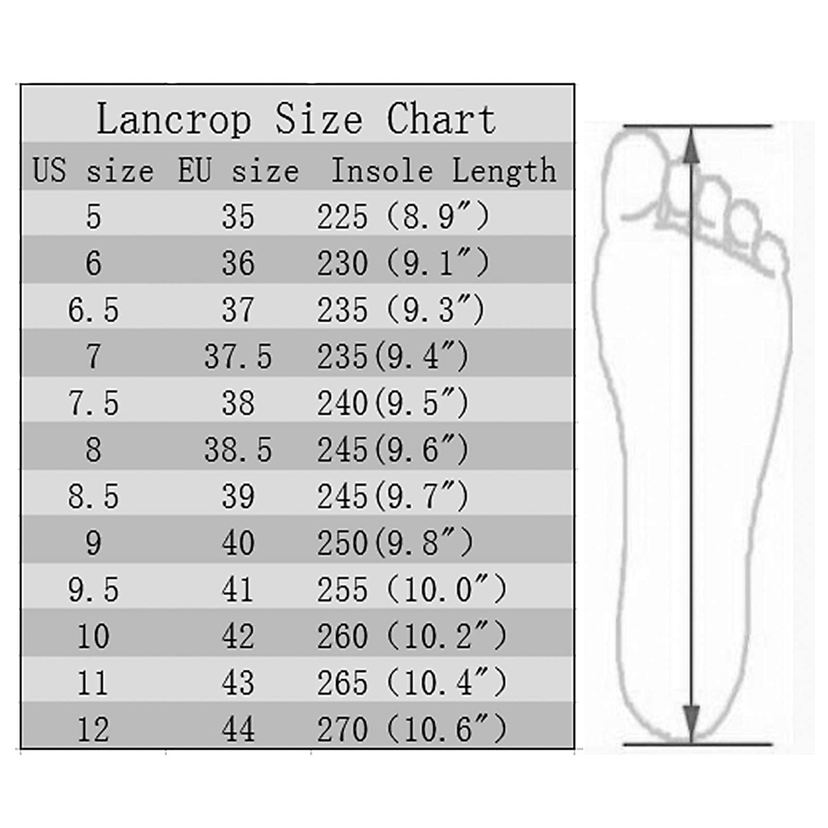 LANCROP Women's Casual Tennis Shoes - Comfortable Knit Gym Walking Slip On Sneakers 7.5 M US, Label 38 All Black