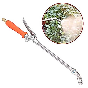 Tomotato High Pressure Power Washer Wand Stainless Steel Watering Wand Sprayer Portable Garden Hose Spray Gun Adjustable Hand Sprayer for Car Lawn
