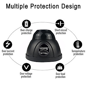 Mini Vortex Mixer Liquid Bottle Polish Shaking Nail Lacquer Shaker Lab Paint Mixer Air Brush Paint Mixer Pigment Shaker Ink Mixer for Paint, Pigment, Gel Polish and Eyelash Adhesive(7000 RPM)