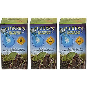 Fluker Labs 40 Watt Blue Daylight Reptile Bulbs (3 Pack)