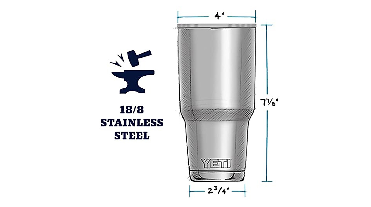 YETI 30 oz Tumbler - Vacuum Insulated & Durable