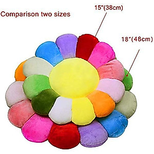 18" Flower Shaped Seating Cushion Sofa Chairs Floor Pillow for Kids Girls Reading Nook Watching TV Bed Room Decoration