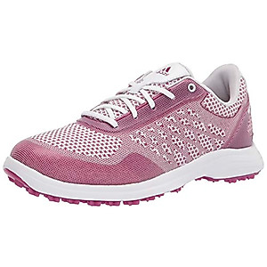 adidas womens Fx4060 Golf Shoe, Ftwr White/ Power Berry/ Ftwr White, 7.5 US