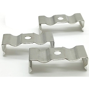 Traovien T8 LED Light Bulbs 20 Clips Holder Bracketr for Lamp Socket Shop Light Fixture, Led Ceiling Lamp(20pcs) (31mm/1.22inch)