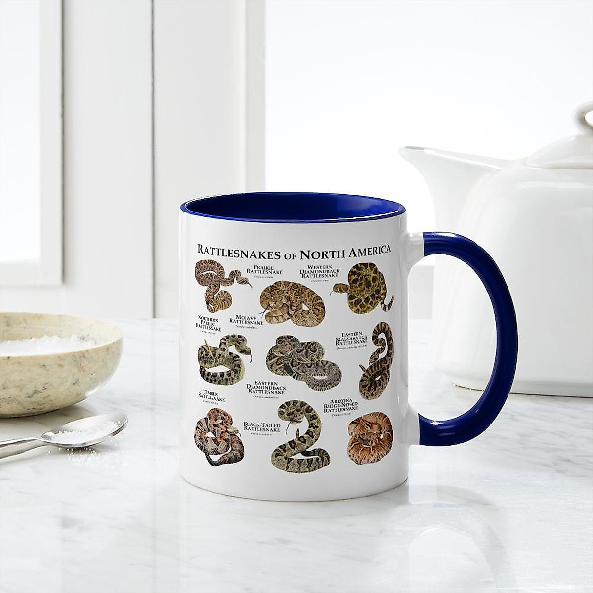 CafePress Rattlesnakes Of North America Mug Ceramic Coffee Mug, Tea Cup 11 oz