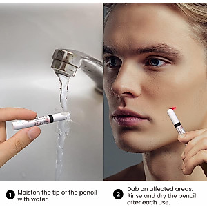 Styptic Pencils Shave Accessories (12 Pencils) Stops Bleeding Fast for Shaving Nicks, Razor Cuts for Men & Women - Sanitary and Great for Barbers or Personal (1)