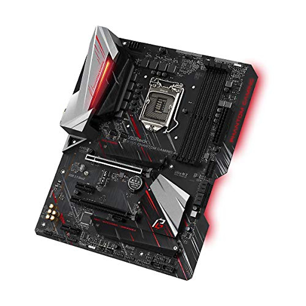 ASRock B365 PHANTOM GAMING 4 LGA1151/ Intel B365/ DDR4/ Quad CrossFireX/ SATA3&USB3.1/ M.2/ A&GbE/ ATX Motherboard