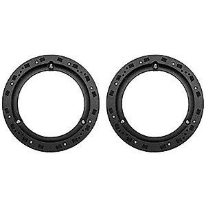 6 1/2" 6.5" Front Or Rear Door Speaker Adapter Spacer Rings Fits 2008-2015 Mitsubishi Lancer & 2007-2016 Outlander - SAK107_55-1 Pair
