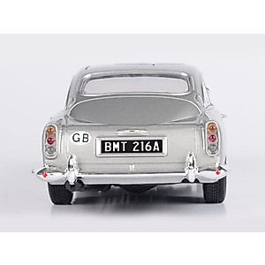 DB5 RHD (Right Hand Drive) Silver Metallic 007 "Goldfinger (1964) Movie 1/24 Diecast Model Car by Motormax 79857