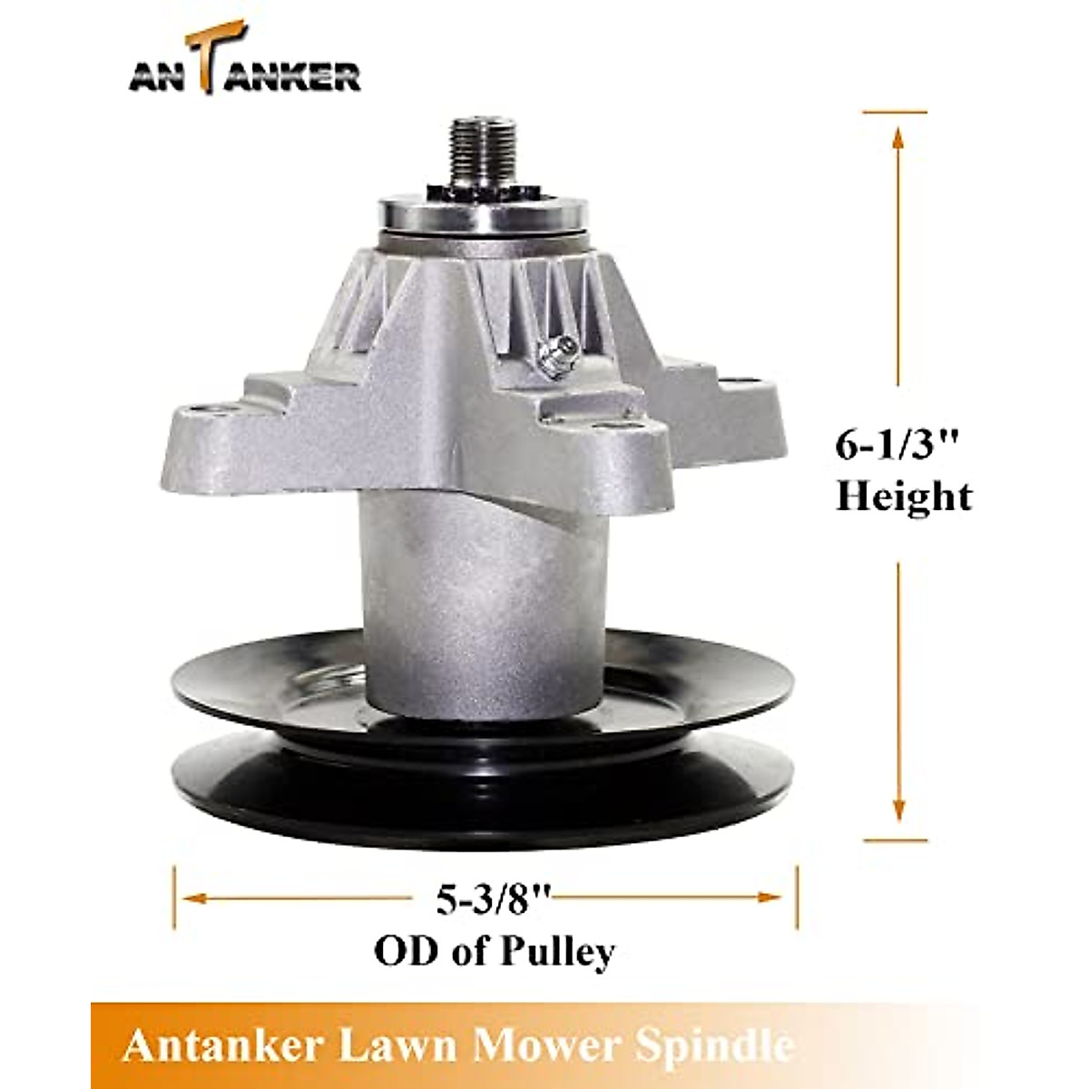 Antanker 618-04126 918-04126 Spindle Assembly 618-04125A, 918-04126A, 918-04126B, 918-04125, 918-04125A, 918-04125B Replace for MTD Cub C adet Troy Bilt RZT50 LT1050 with 50" Deck Lawn Mower 1120370