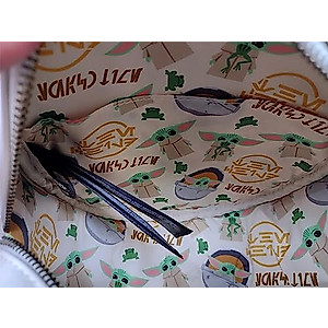 Loungefly Disney Star Wars Grogu Baby Yoda Cosplay Canteen Crossbody Satchel Handbag Purse