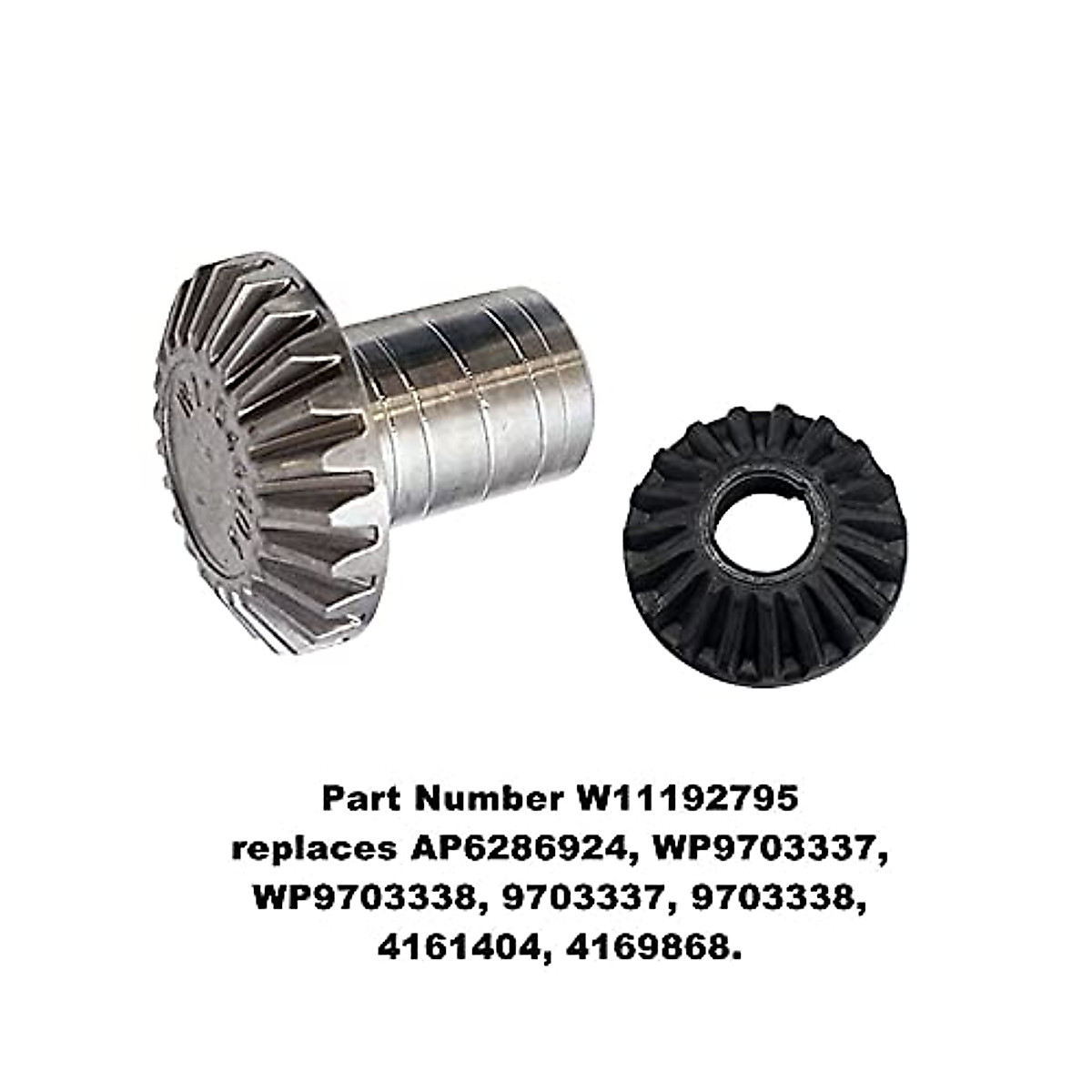 9703337 9703338 Mixer Bevel Gear Kit - by Haiouus, Compatible with Whirlpool W11192795 Kitchen Mixer - Fits 4161404 & 4169868