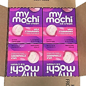My Mochi Ripe Strawberry Ice Cream, 9.1 Ounce - 12 per case.
