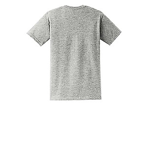 Gildan Men's Ultra Cotton T-Shirt with Pocket, Style G2300, 2-Pack, Sport Grey, Large