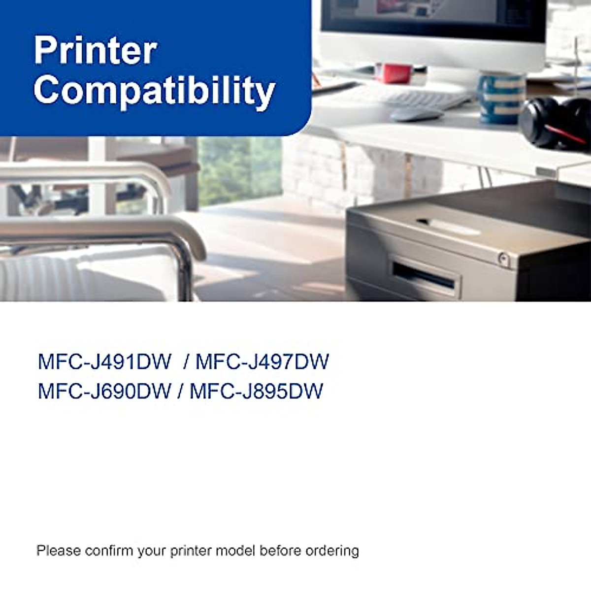 LC3013 5PKS High Yield Compatible Ink Cartridge Replacement for Brother LC3013 LC3011 LC-3013 High Yield Compatible with MFC-J491DW MFC-J895DW MFC-J497DW (2 Black, 1 Cyan, 1 Magenta, 1 Yellow)