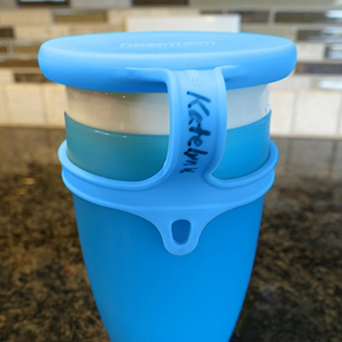 Koaii Baby Custom Replacement Silicon Lids Compatible For All Munchkin Miracle 360 Cups. More Color Combinations Available. Set Of Three In Blue, Green & Orange.