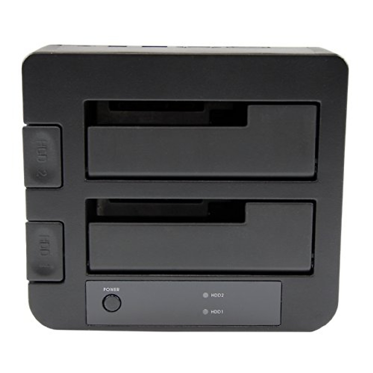 StarTech.com Dual-Bay USB 3.0 / eSATA to SATA Hard Drive Docking Station, External 2.5/3.5" SATA I/II/III, SSD/HDD Docking Station, Hot-Swap Hard Drive Bays, Top-Loading (SDOCK2U33EB),Black