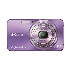 Sony Cyber-Shot DSC-W570 16.1 MP Digital Still Camera with Carl Zeiss Vario-Tessar 5x Wide-Angle Optical Zoom Lens and 2.7-inch LCD (Violet)