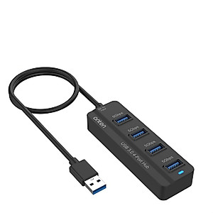 4 port USB HUB, Onten USB 3.0 HUB, USB Splitter with 1.6 ft cable 4*USB3.0 port for laptop MacBook Surface Pro and more USB Devices