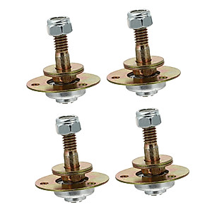 4pcs Rocking Chair Bearing Gaming Chair Bolts Office Chair Bolts Rocking Chair Screws Glider Rocker Parts Carassosories Rocking Chair Part Component Iron Tables and Chairs