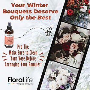 FloraLife Finishing Touch Spray for Fresh Cut Flower Bouquets and Floral Designs - Nutrient Hydration Formula - Floral Arrangement Supplies (8 oz)