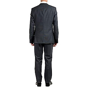 Hugo Boss "C-Huge1/C-Genius Men's Wool Two Button Suit US 40L IT 50L Gray
