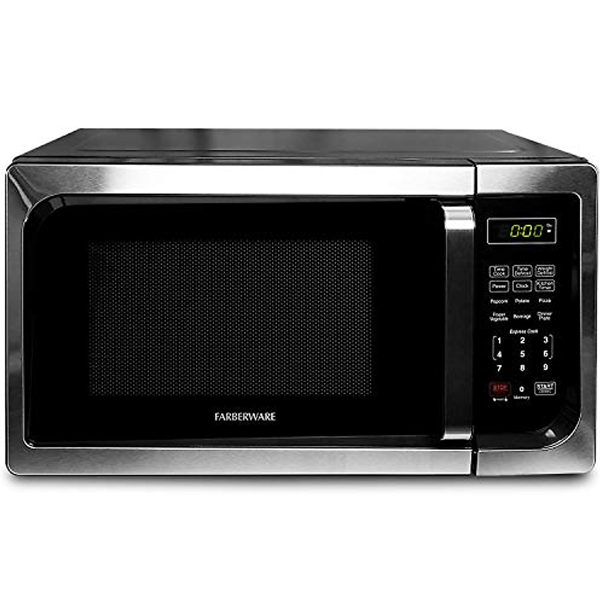 Farberware Countertop Microwave 900 Watts, 0.9 cu ft - Microwave Oven With LED Lighting and Child Lock - Perfect for Apartments & Proctor Silex 4 Slice Toaster with Extra Wide Slots for Bagels