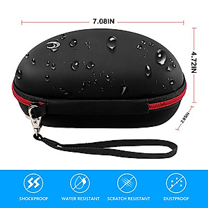 COMECASE Travel Hard Carrying Case Compatible with Beats Solo 4/ for Beats Studio Pro/for Beats Solo3/ for Beats Studio3/ for Beats Solo2/ Solo Pro Bluetooth On-Ear Headphones (Box Only) - Black