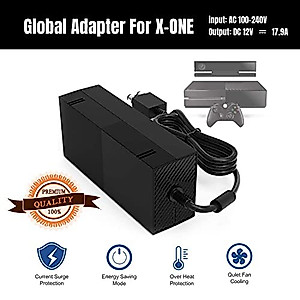 Power Supply Brick for Xbox One, Xbox Power Supply Brick Cord AC Adapter Power Supply Charger Replacement for Xbox One
