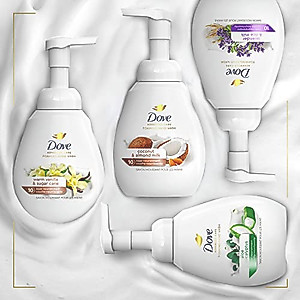 Dove Foaming Hand Wash Coconut & Almond Milk Pack of 4 Protects Skin from Dryness, More Moisturizers than the Leading Ordinary Hand Soap, 10.1 oz