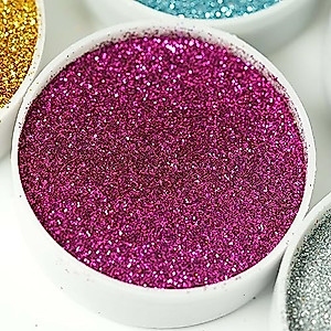 Weddings Parties and Gift 1 lb Fuchsia Sparkly Glitter Crafts DIY Party Wedding Decorations Wholesale vngift11255