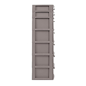 MQ Eclypse 7-Drawer Plastic Storage Unit, Taupe